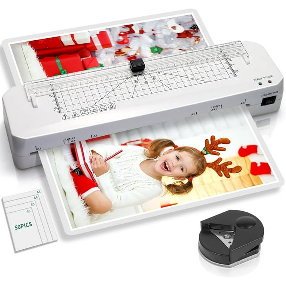 Laminator, A3 Laminator Machine with Built-in Trimmer, 70 Seconds Fast ...