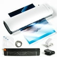 6 in 1 A4 Laminator Machine, 9 inch with 45 Pouches, Paper Cutter ...