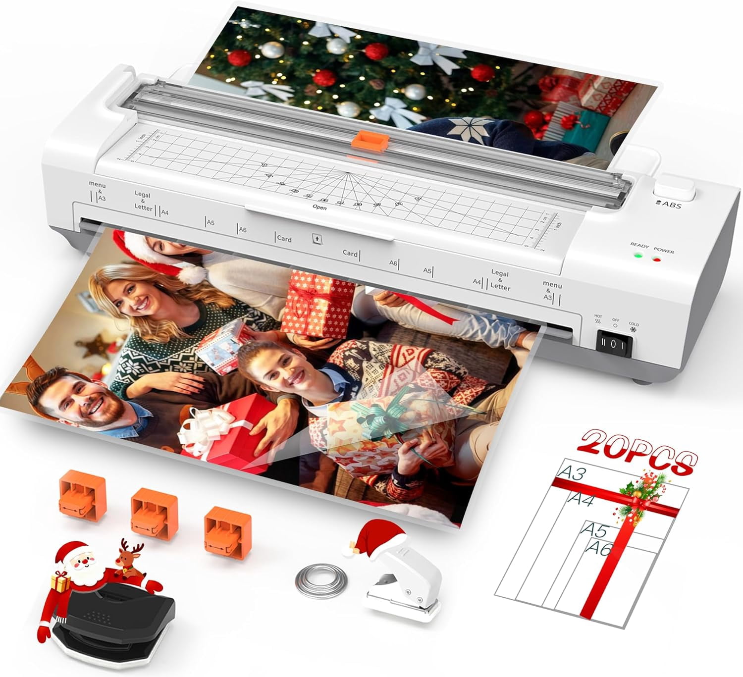 Laminator Machine 13 Inch Lamination Machine with Paper Feed, Never Jam ...