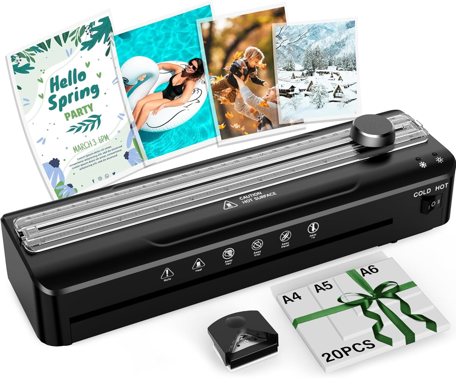 Laminator Machine 9 Inch Laminating Machine - A4 Cold Thermal Laminator ...