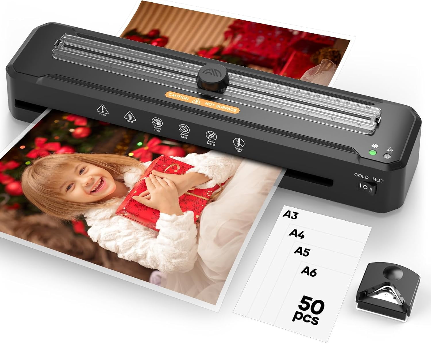 Laminator Machine A3 with 50 Laminating Sheets, Laminator Thermal and ...