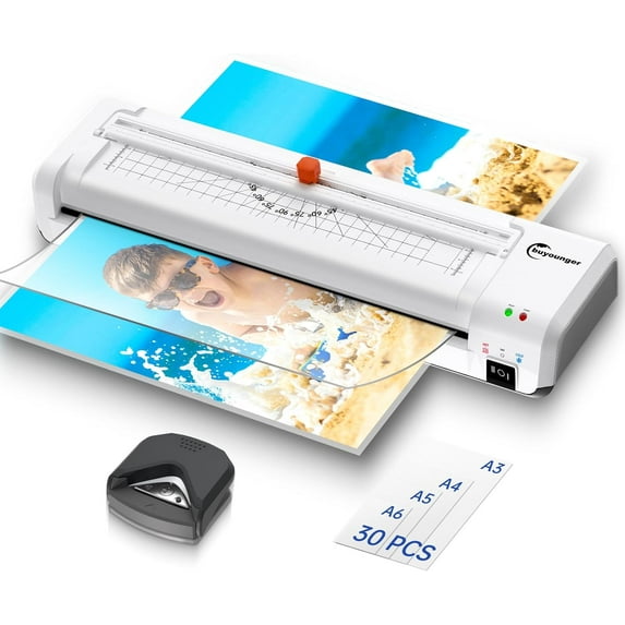 Laminator Machine, A3 Laminator Machine with 30 Laminating Sheets, 13 ...