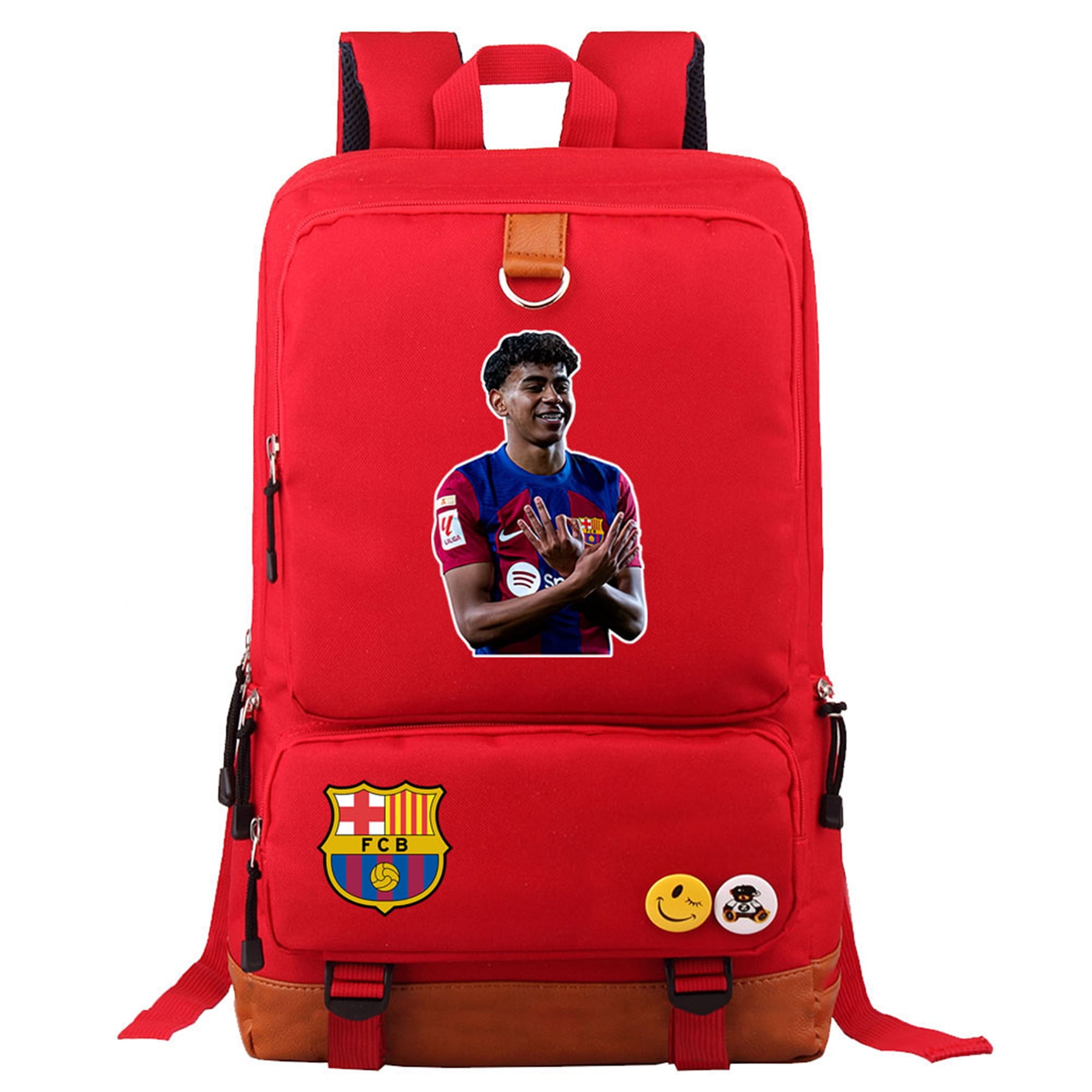 Lamine Yamal Classic Backpack Football Player Waterproof Canvas Travel ...