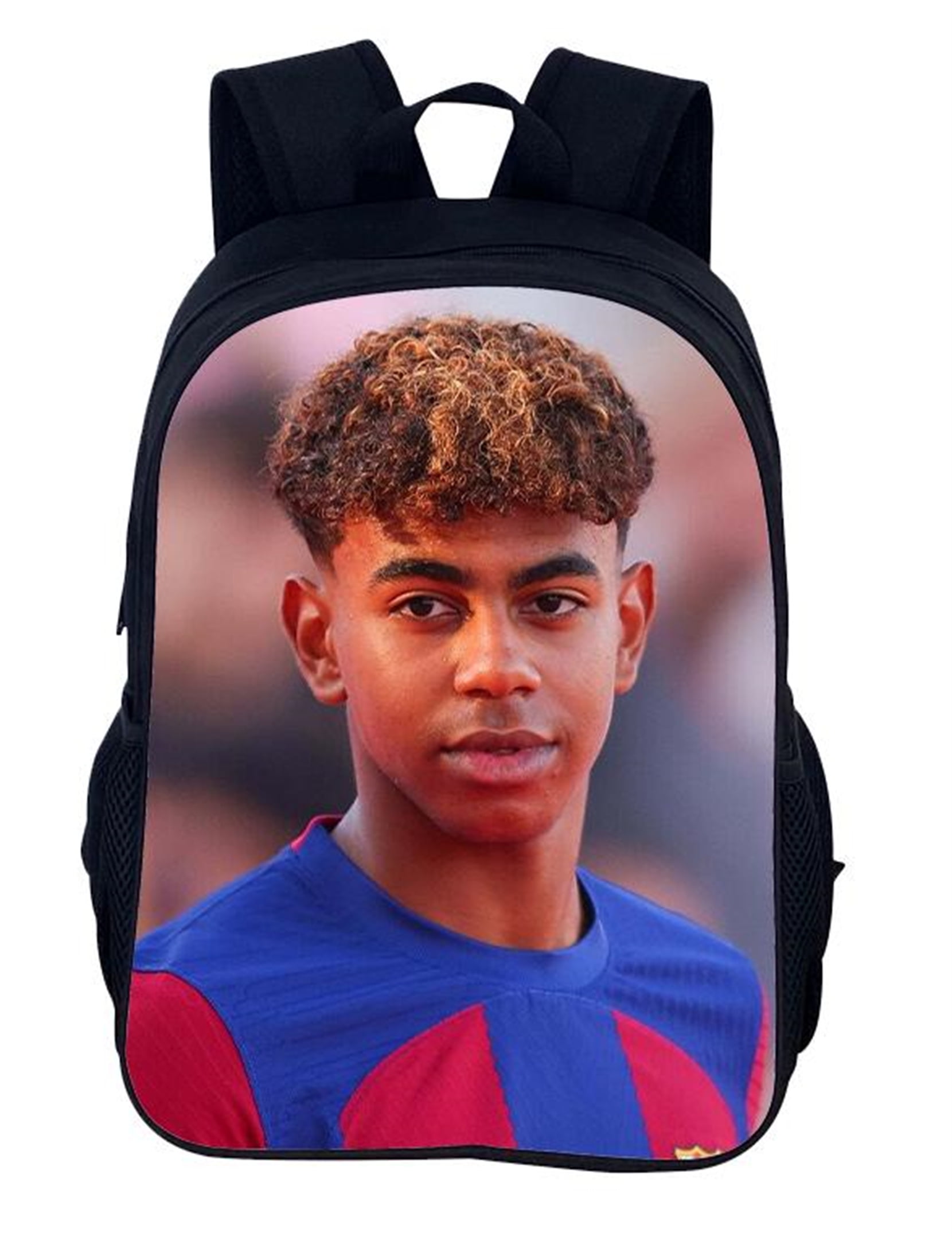 Lamine Yamal Graphic School Bag Canvas Student Bookbag-Football Star ...