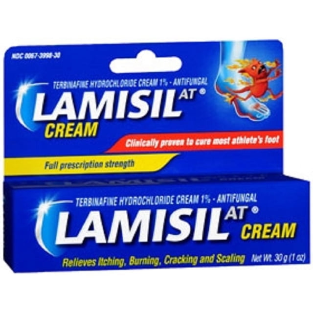 Lamisil AT Antifungal 1% Strength Cream, 30g Tube for Athlete's Foot ...