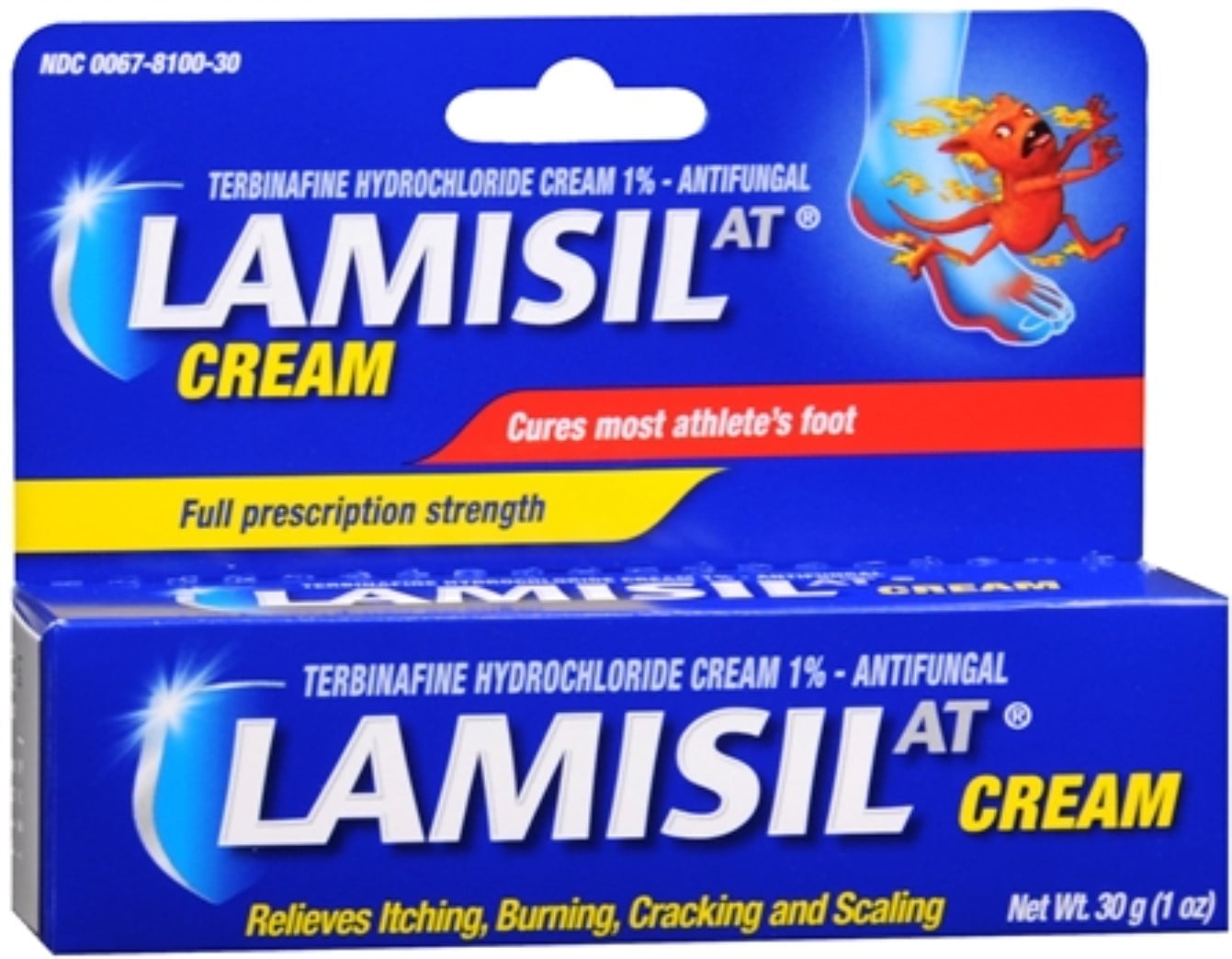 Lamisil AT Antifungal Cream, Athlete's Foot Treatment, 1.0 oz, Pack of ...