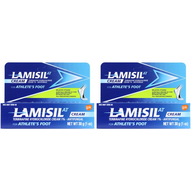 Lamisil AT Athlete's Foot Antifungal Cream, Preventive Treatment, 1.0 ...