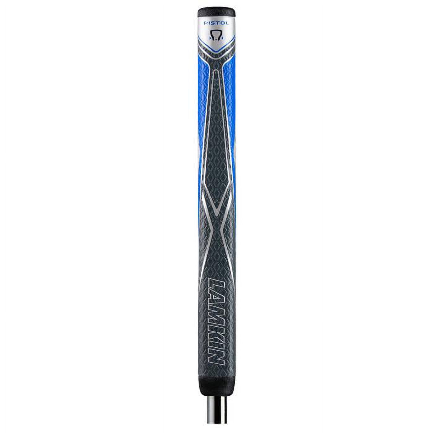 Lamkin SINK FIT Polyurethane Pistol Putter Grip (Gray/Blue, 10.5") Golf ...