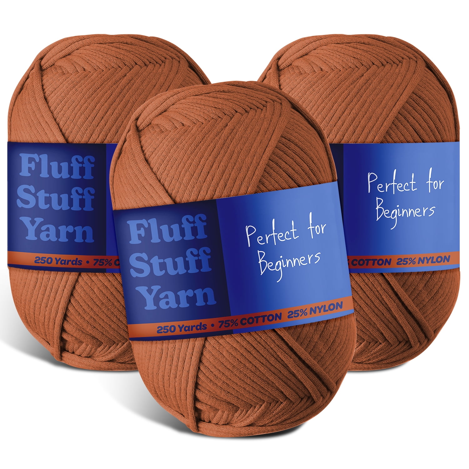 LammaLoe Cotton Yarn For Crocheting And Knitting, (250 Yards) Worsted ...
