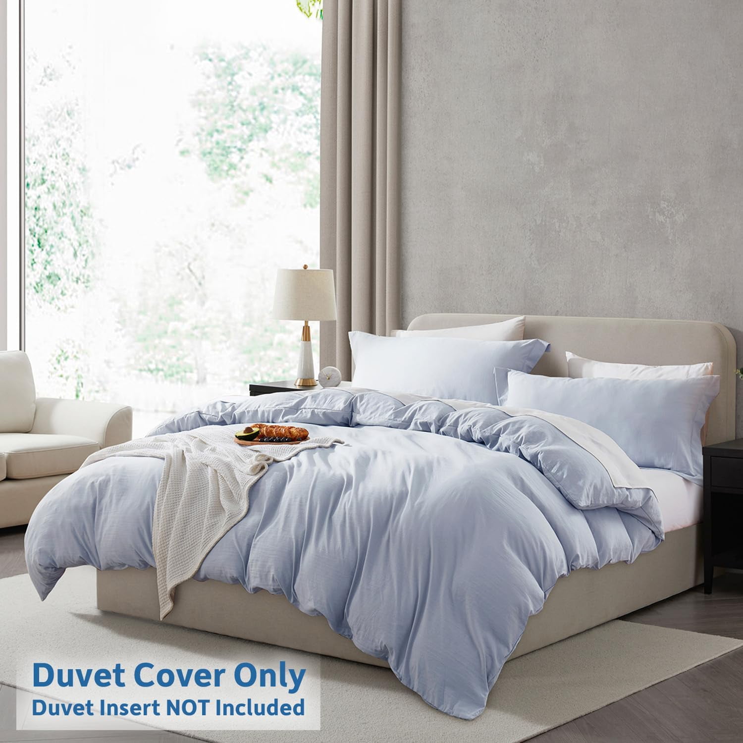 LammaLoe Duvet Cover Queen Size, Soft Prewashed 3-Piece Duvet Cover ...
