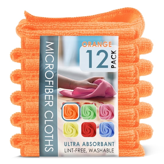 LammaLoe Microfiber Cleaning Cloths, Super Absorbent Cleaning Rags ...