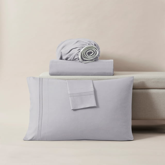 Lammaloe Full Size Sheet Sets, 1800 Series Deep Pocket 4 Piece, Luxury ...