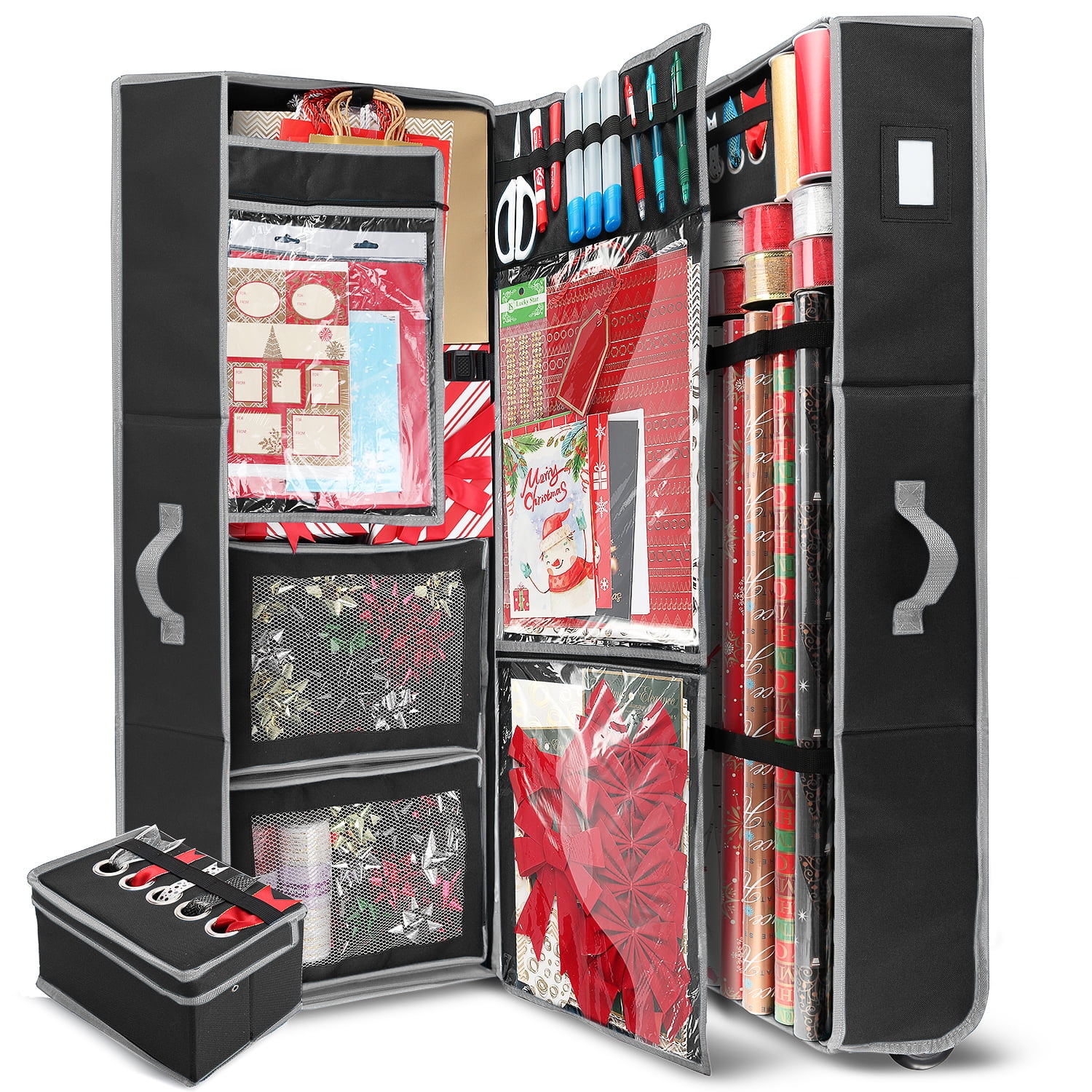 Lammaloe Holiday Storage with Extra 2 PC of Christmas Storage Bins and ...