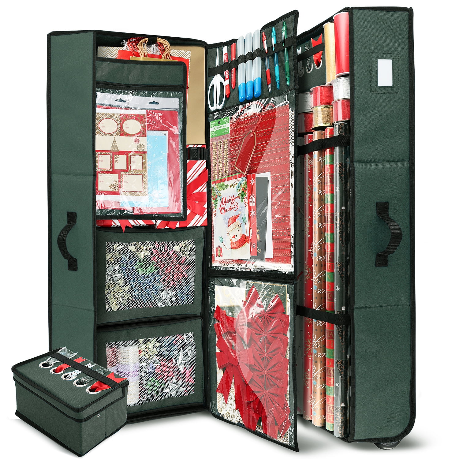 Lammaloe Holiday Storage with Extra 2 PC of Christmas Storage Bins and ...