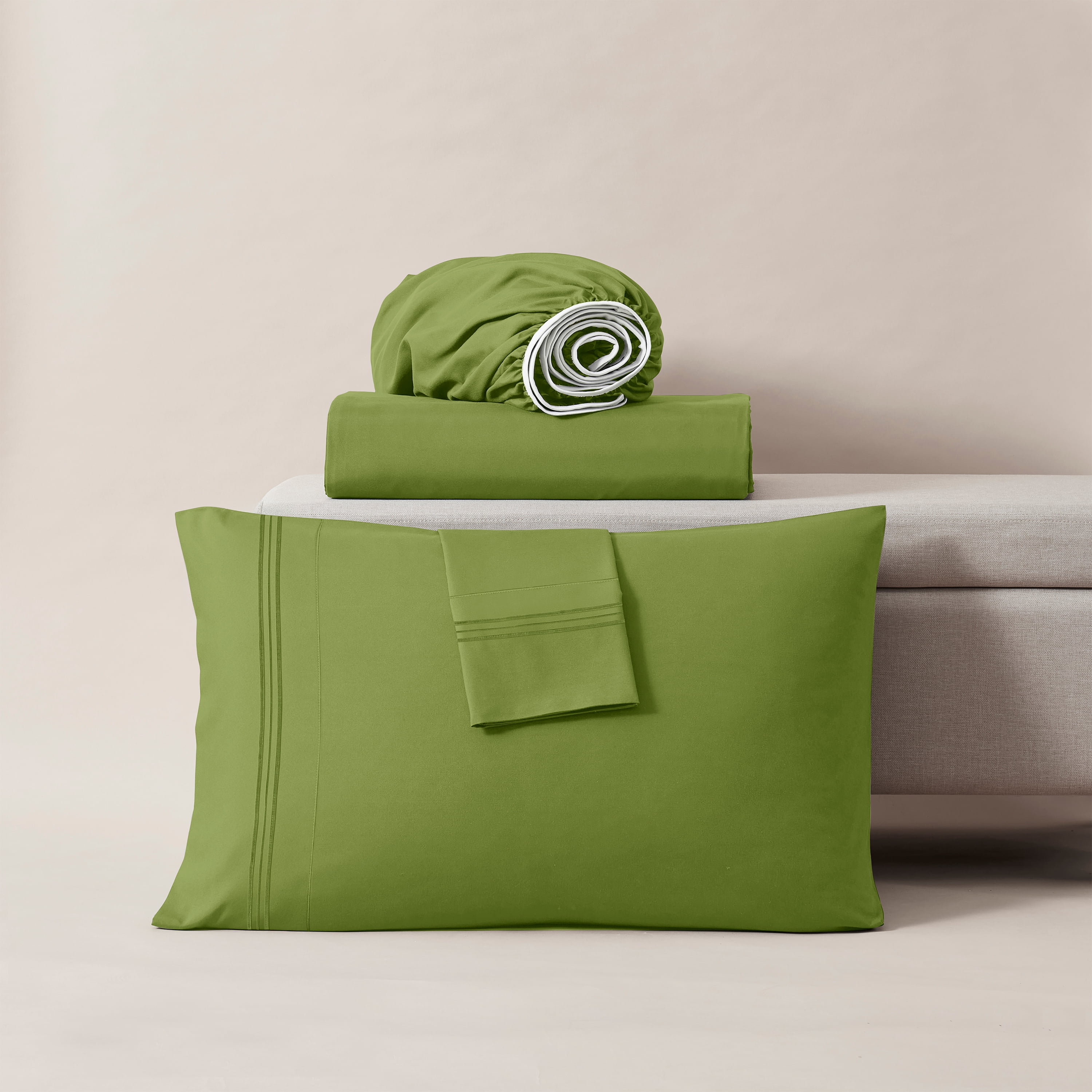 Lammaloe Sheets Set, 1800 Series Deep Pocket 4 Piece, Luxury Soft ...