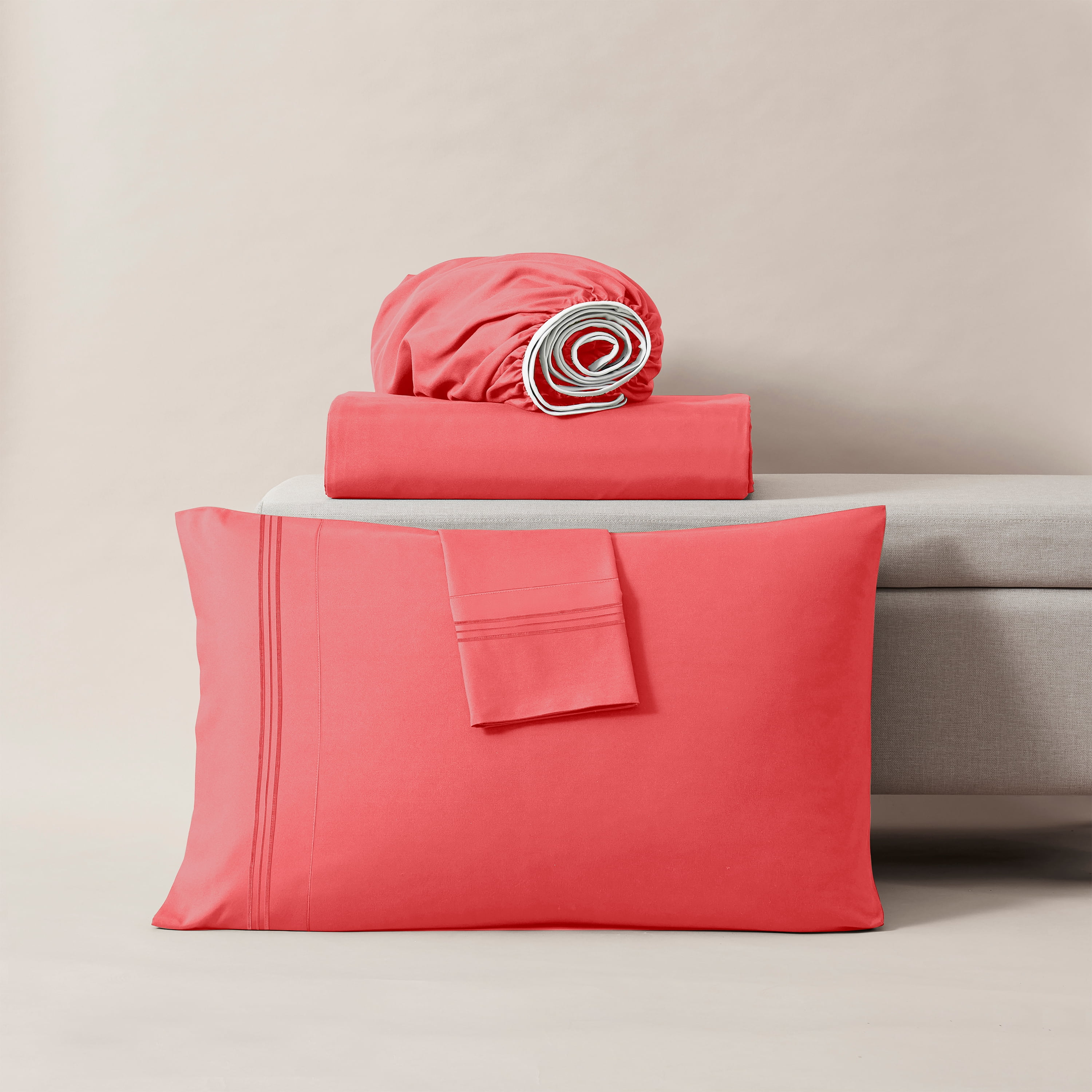 Lammaloe Split King Sheet Sets, 1800 Series Deep Pocket 5 Piece, Luxury ...