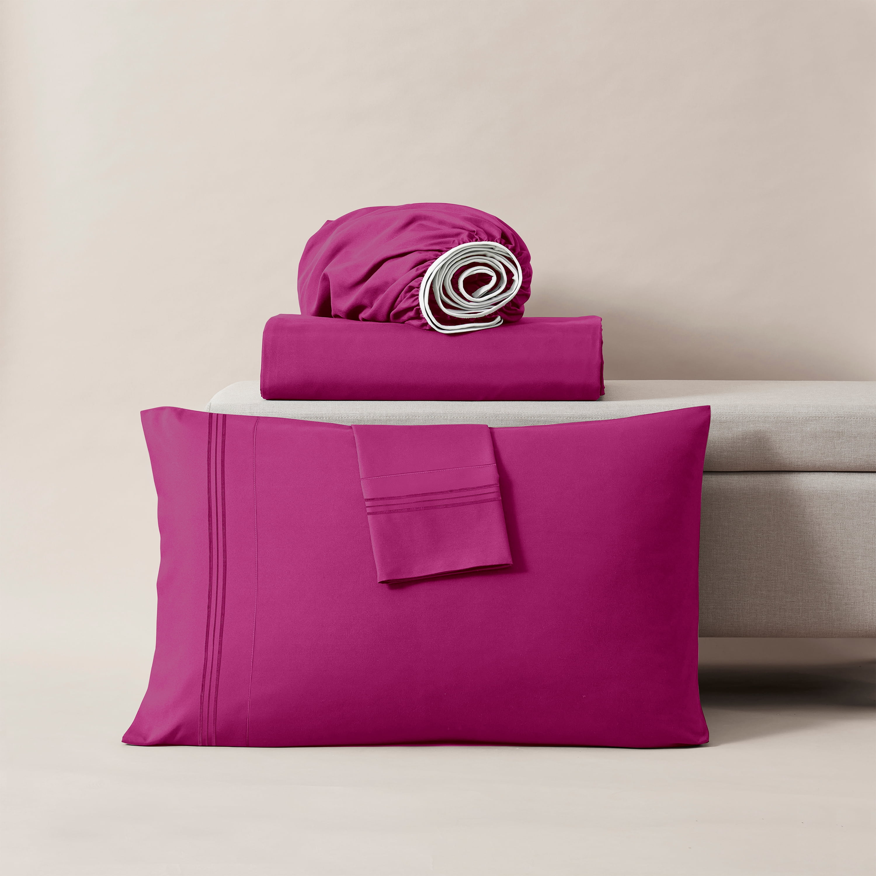 Lammaloe Twin XL Sheet Sets, 1800 Series Deep Pocket 3 Piece, Soft ...