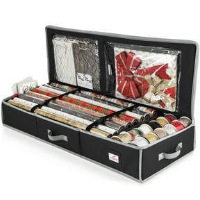 Hold N' Storage Wrapping Paper Storage Container. Fits up to 27 Rolls 1 ...