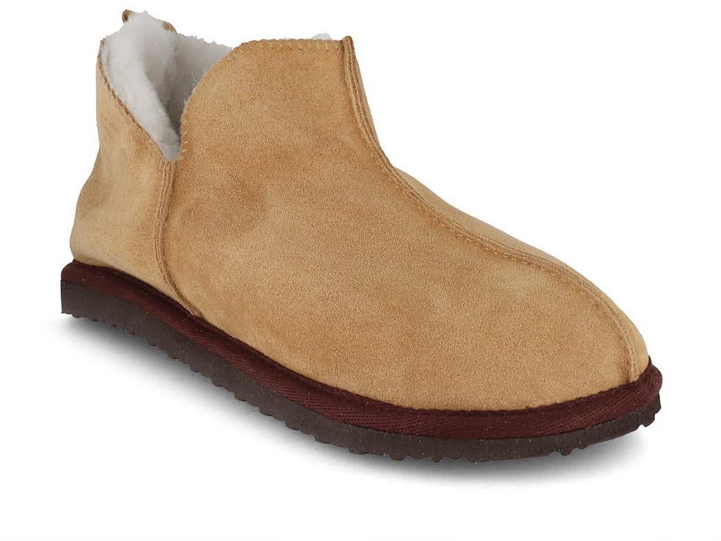 Lammbock 'Shearlock' luxurious lambskin slippers, camel brown - Walmart.com