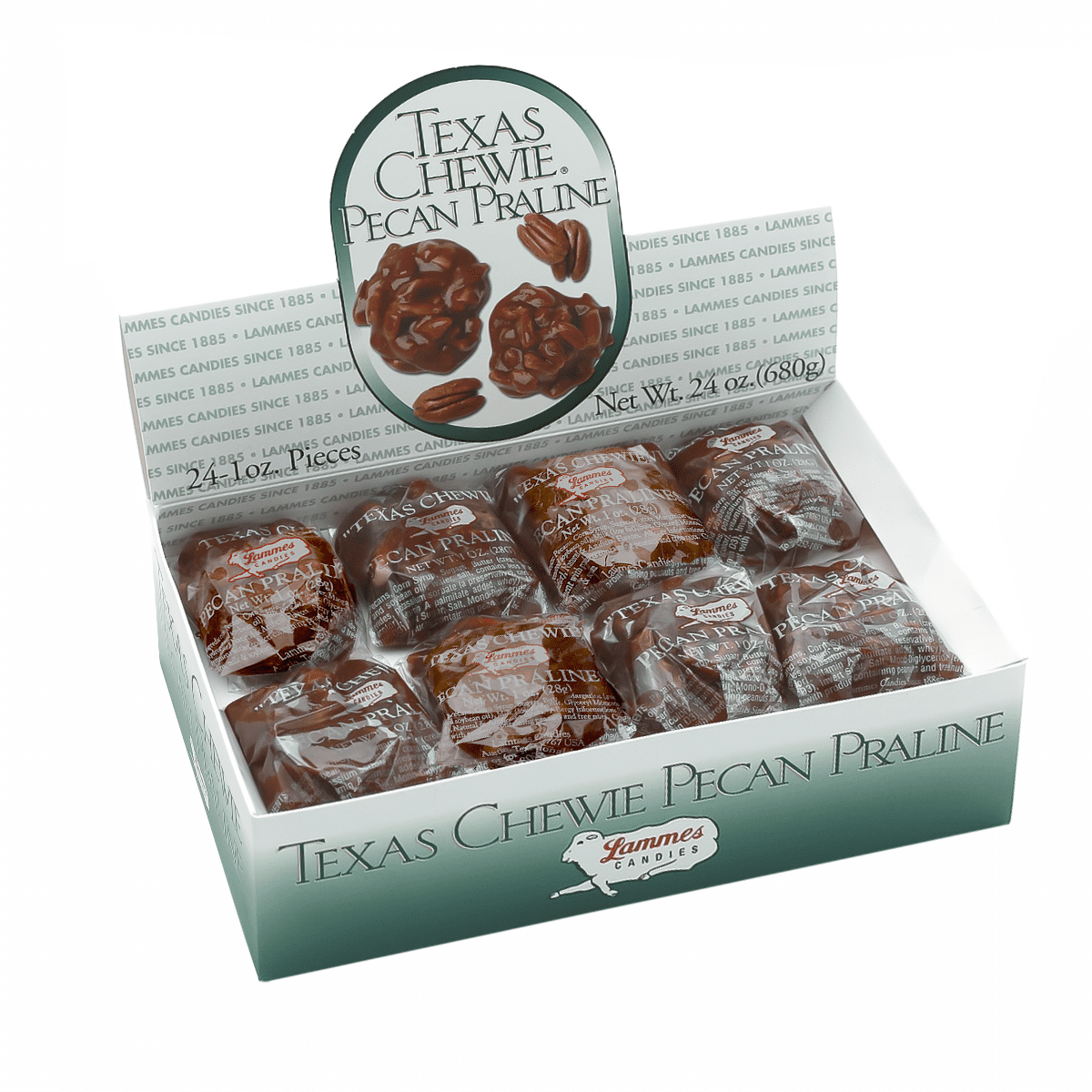 Lammes Candies Texas Chewie Pecan Pralines - Walmart.com
