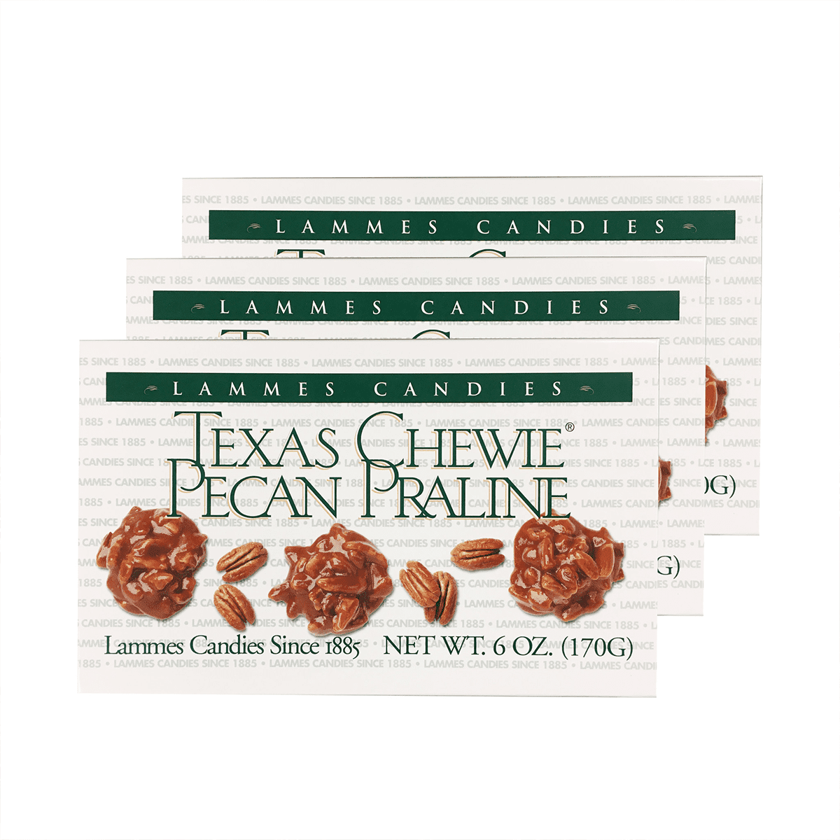 Lammes Candies Texas Chewie Pecan Pralines - Walmart.com