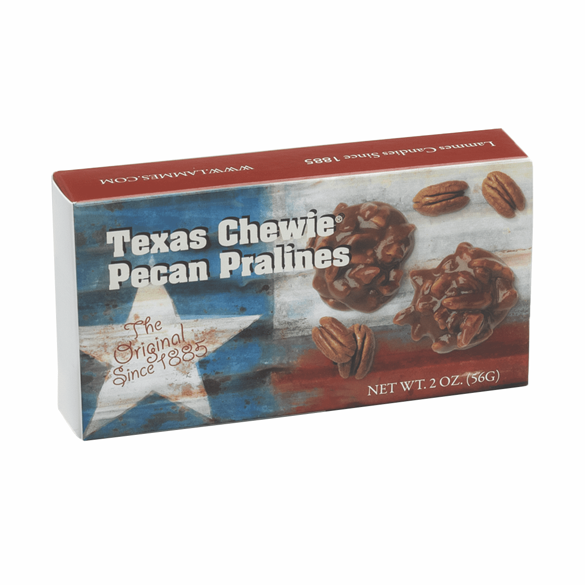 Lammes Candies Texas Flag Chewie Pecan Pralines - Walmart.com
