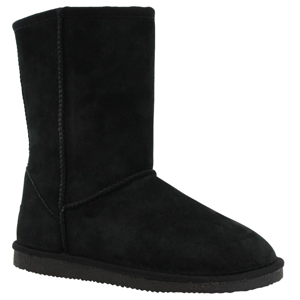 Lamo Sheepskin Womens Classic 9 in. Boot, Black - Size 10 - Walmart.com