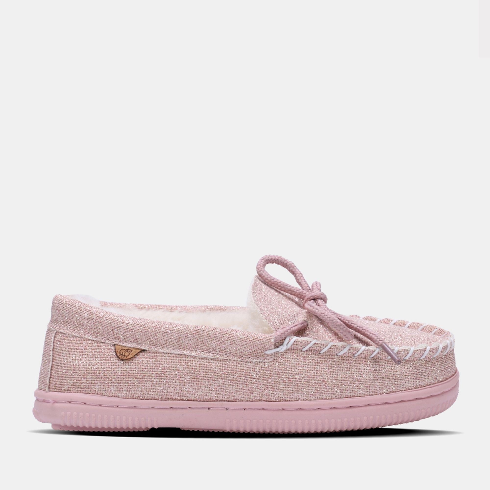 Lamo Footwear Girls' Casual Slippers Moc Toe Pink 4 D - Walmart.com