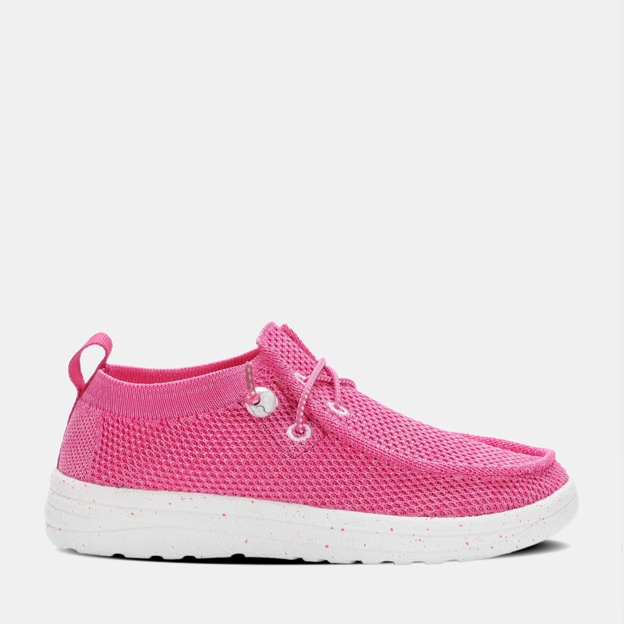 Lamo Footwear Girls' Mickey Slip-On Casual Shoes Moc Toe Pink 11 D ...