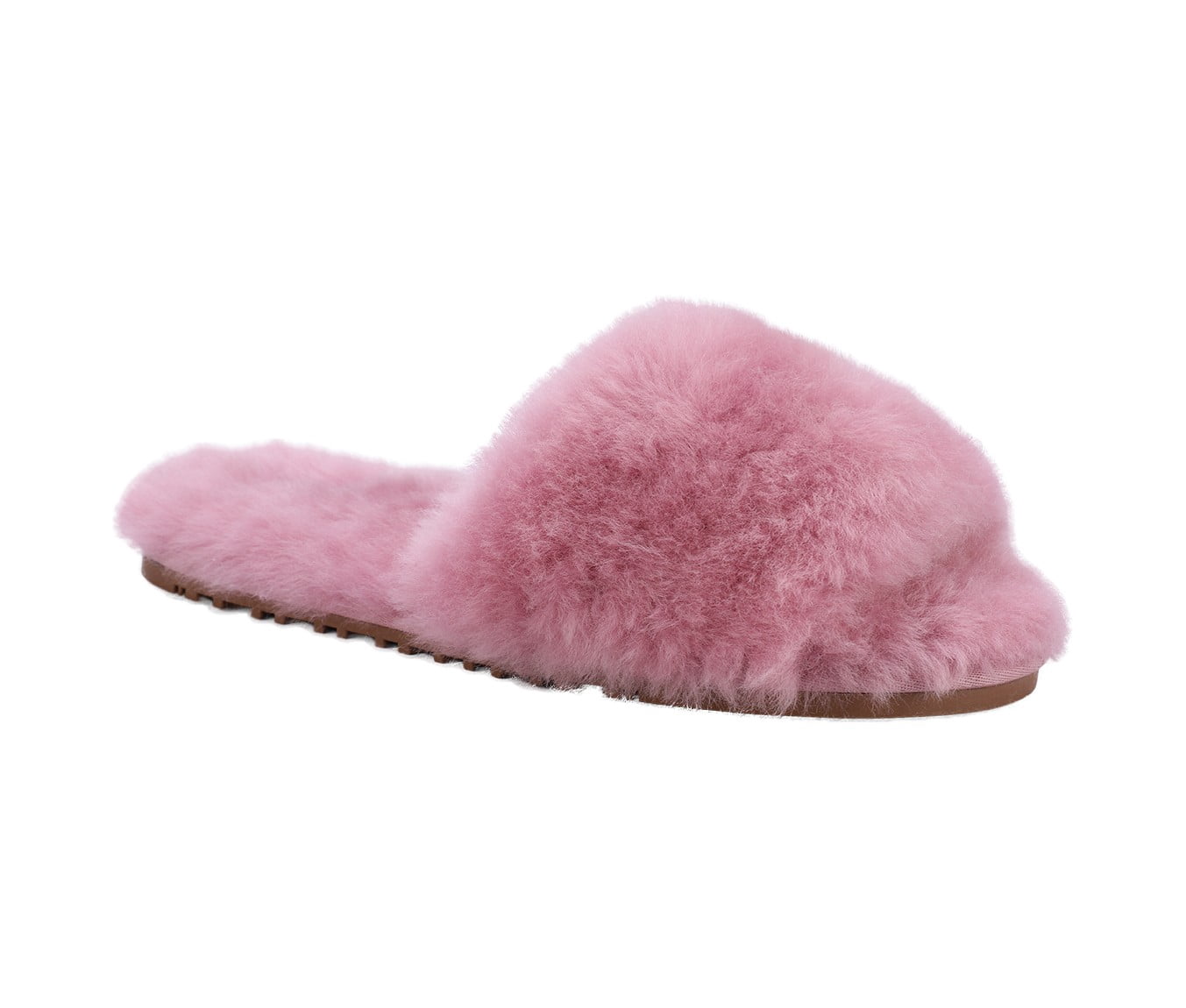 Lamo Footwear Women's Rose Naomi Sheepskin Sandals Rose Small US ...