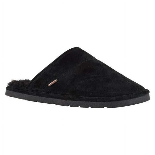 Lamo Sheepskin P103M-BLK-XXL Mens Scuff Slipper - Black, Size 2XL ...