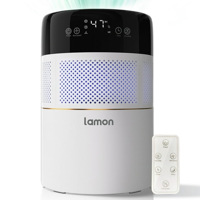 Lamon® Evaporative Humidifier, 400ml/H Cool Moisture Humidifier and Air ...