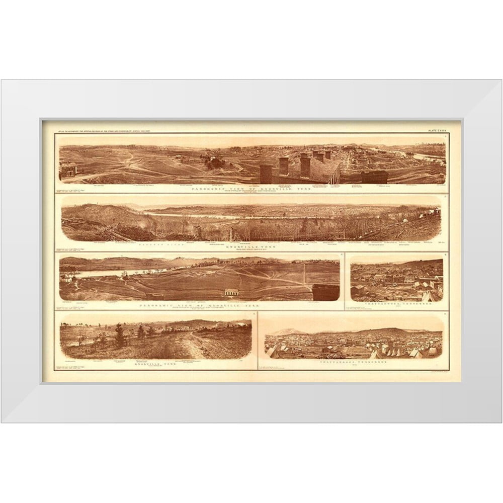 Lamont 14x10 White Modern Wood Framed Museum Art Print Titled ...