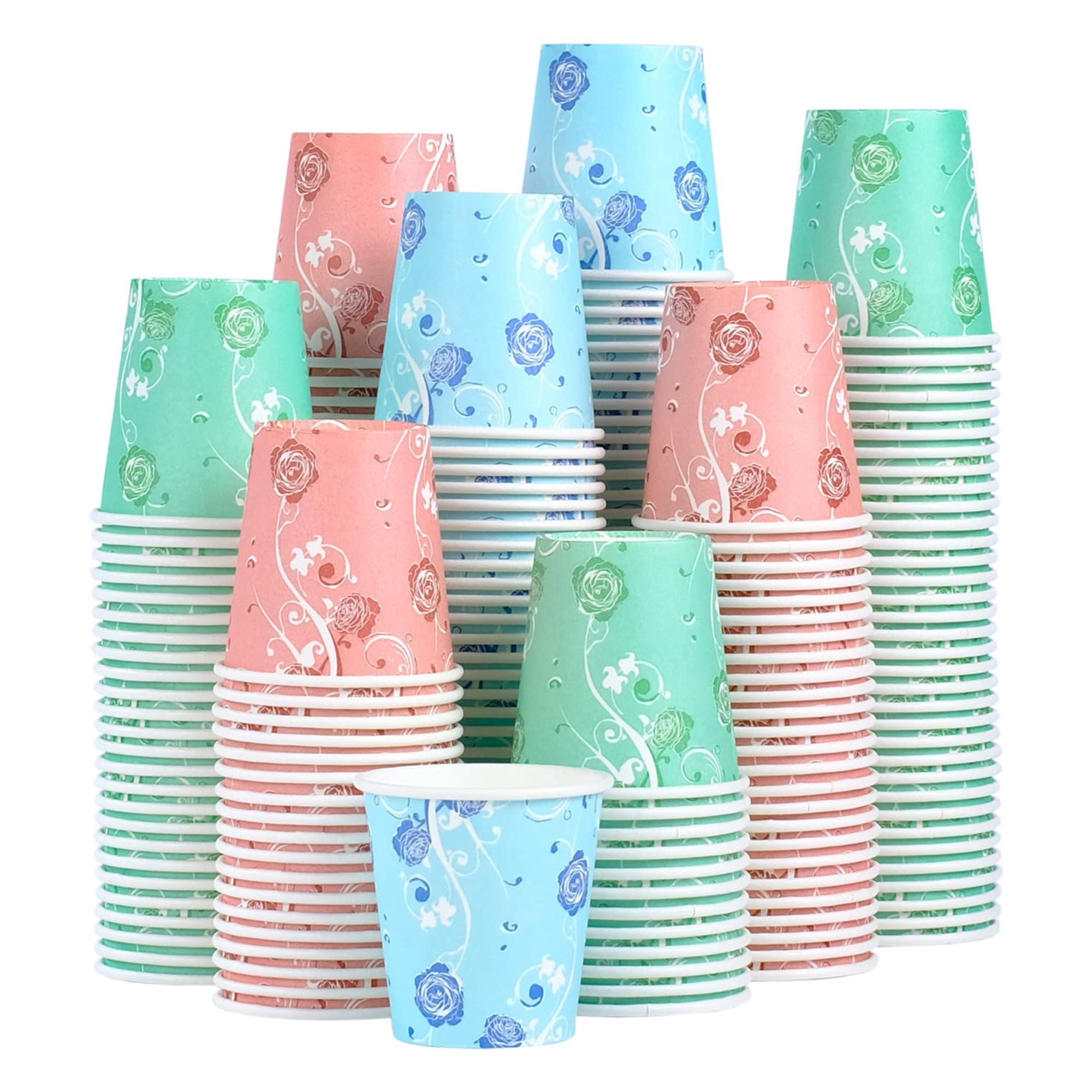 Lamosi 5 oz Disposable Hot Paper Cups, Multicolor, 300 Count - Walmart.com