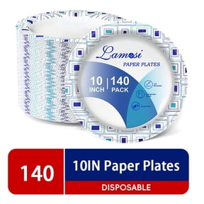 Super Strong, Heavy-Duty Paper Plates, 9" (600 ct), Microwave Safe ...