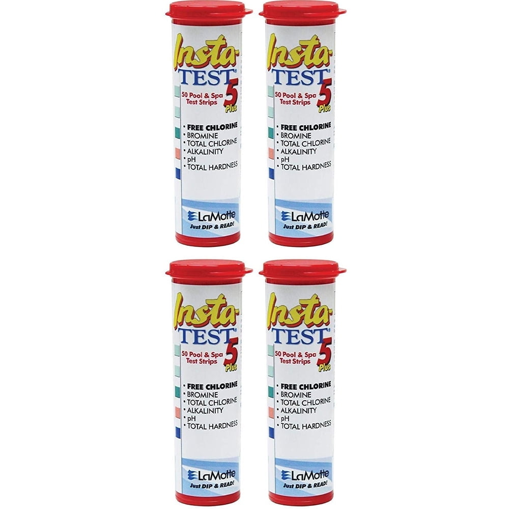 Lamotte Insta Test 5 Plus Swimming Pool & Spa Test Strips 50 Strip ...