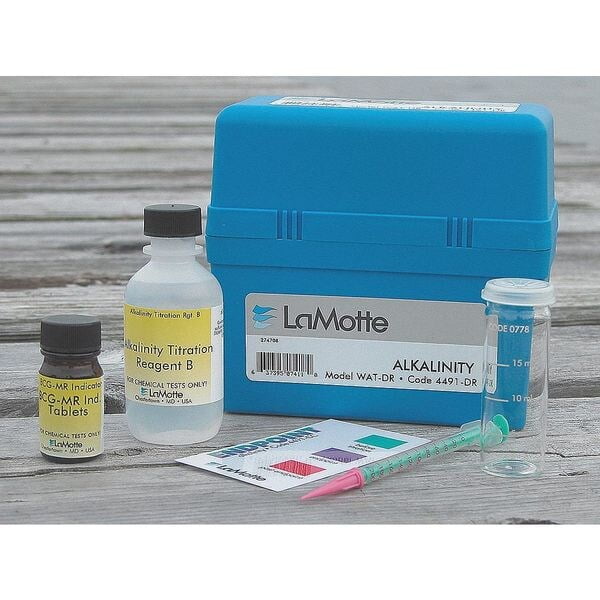 Lamotte Water Testing Kit,Alkalinity,0to 200 PPM 4491-DR-01 - Walmart ...
