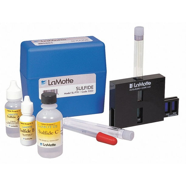 Lamotte Water Testing Kit,Sulfide,0.2 to 20 PPM 4456-01 - Walmart ...