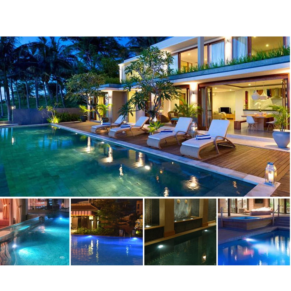 Lamp AC85-265V 10W RGB LED Underwater Light Submersible Lamp With ...