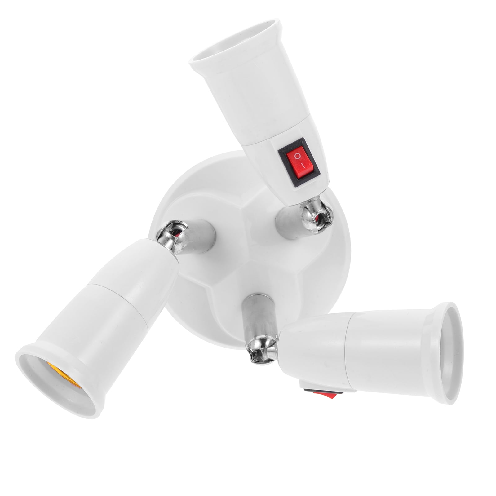 Lamp Adapter Street Light Converter E27 Bulb Extender 3 Way Socket ...