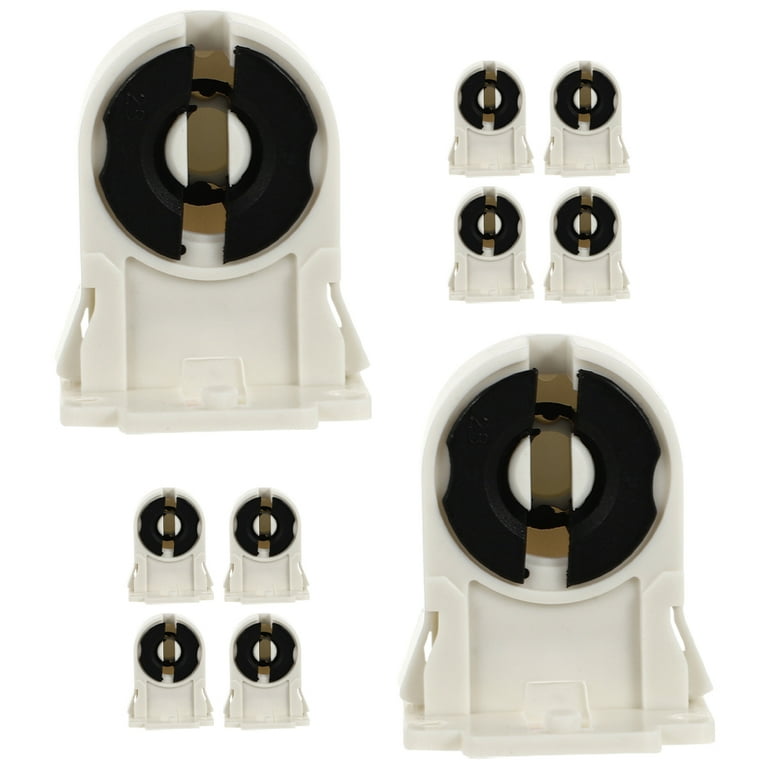 Fluorescent Tube Sockets T8 & T12 Lamp Holder Fluorescent Light Socket