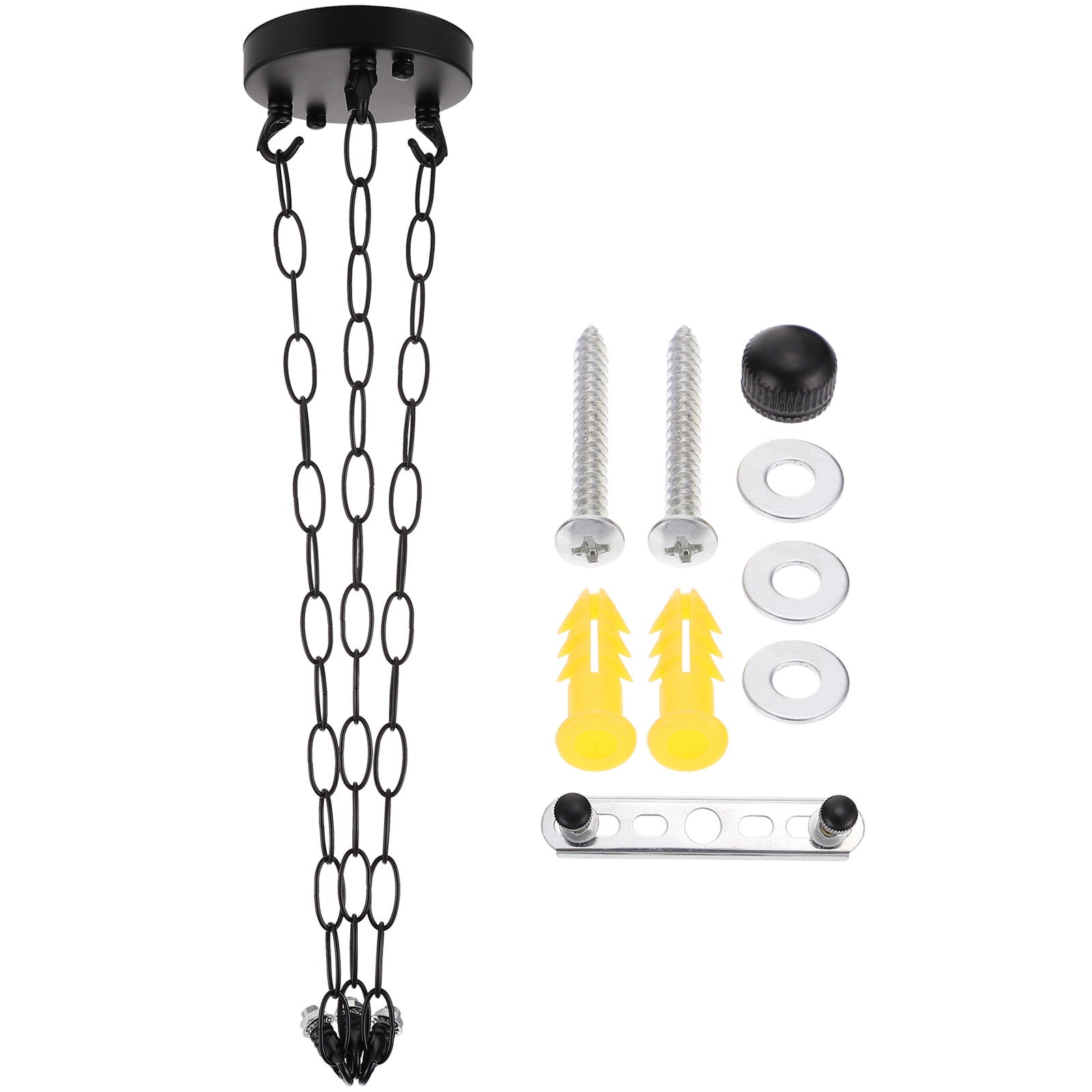 Lamp Ceiling Hanging Chain DIY Pendant Light Kit Canopy Fan Covers ...