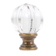 Creative HobbiesÂ® ELY505 Solid Brass Finial for Lamp Shades 1 Inch ...