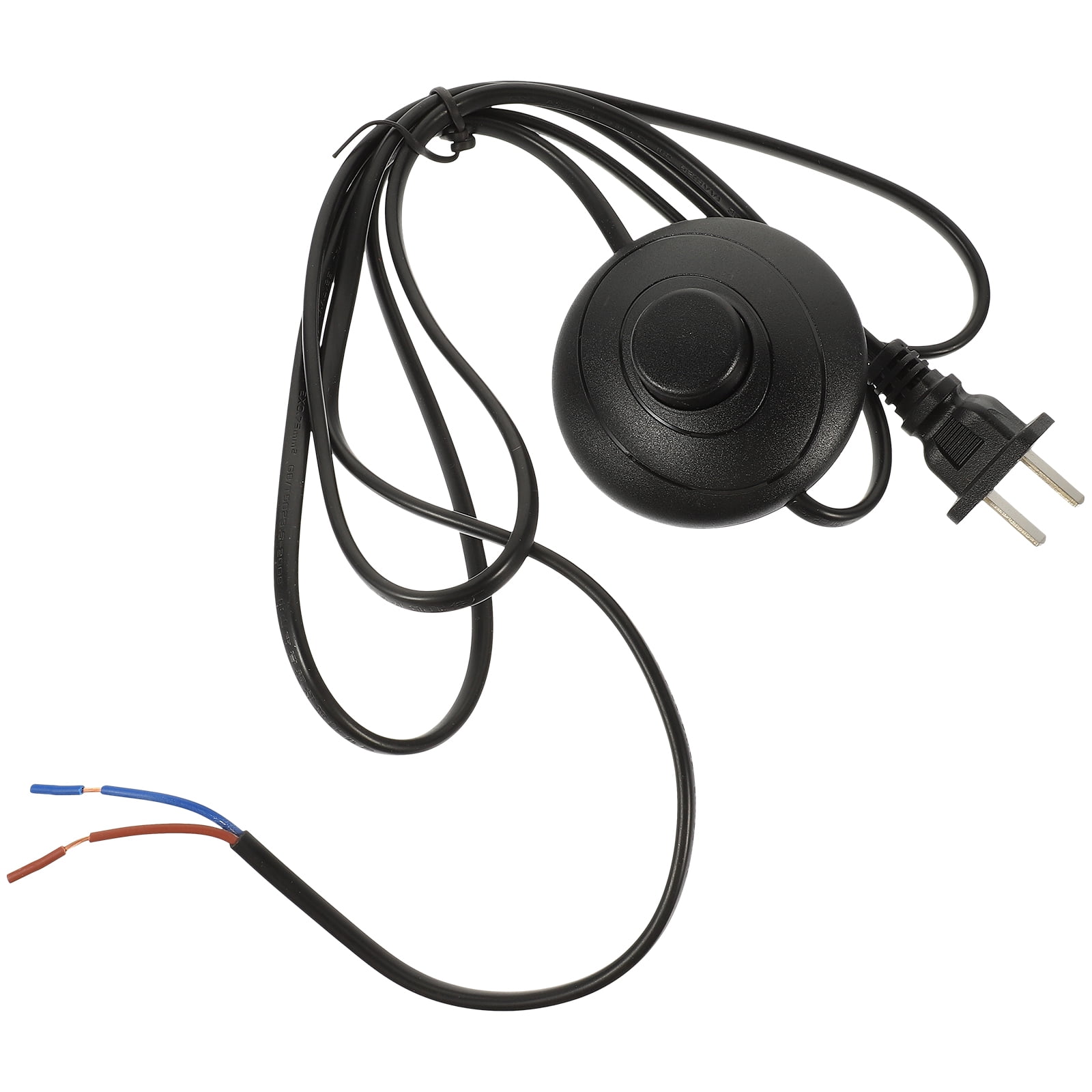 Murdoffiu Lamp Foot Switch, Black PVC Copper Inline Pedal, 125V 3A, 6 ...