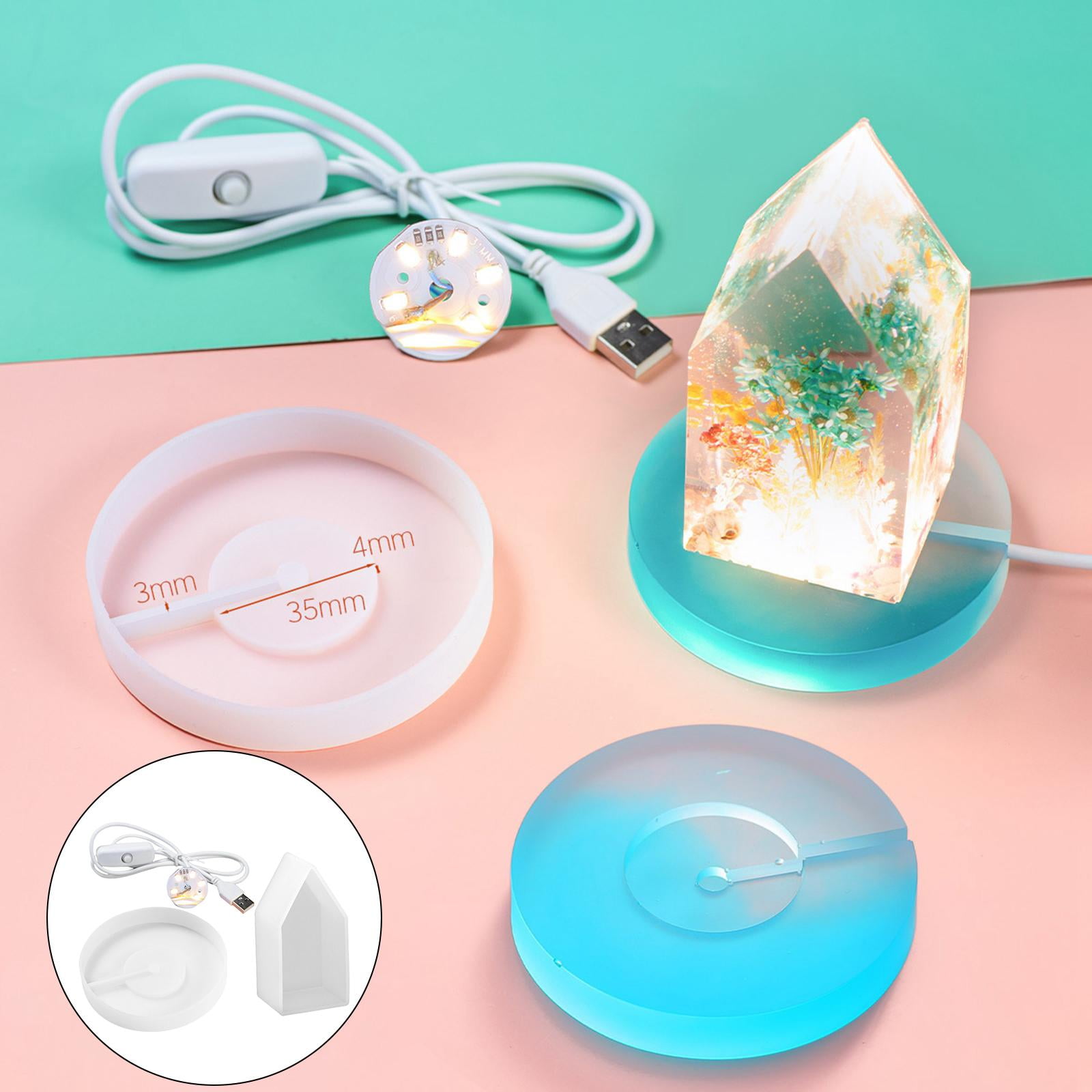 Lamp Holder Silicone Small Crafts Casting Crystal Night Light Resin for ...