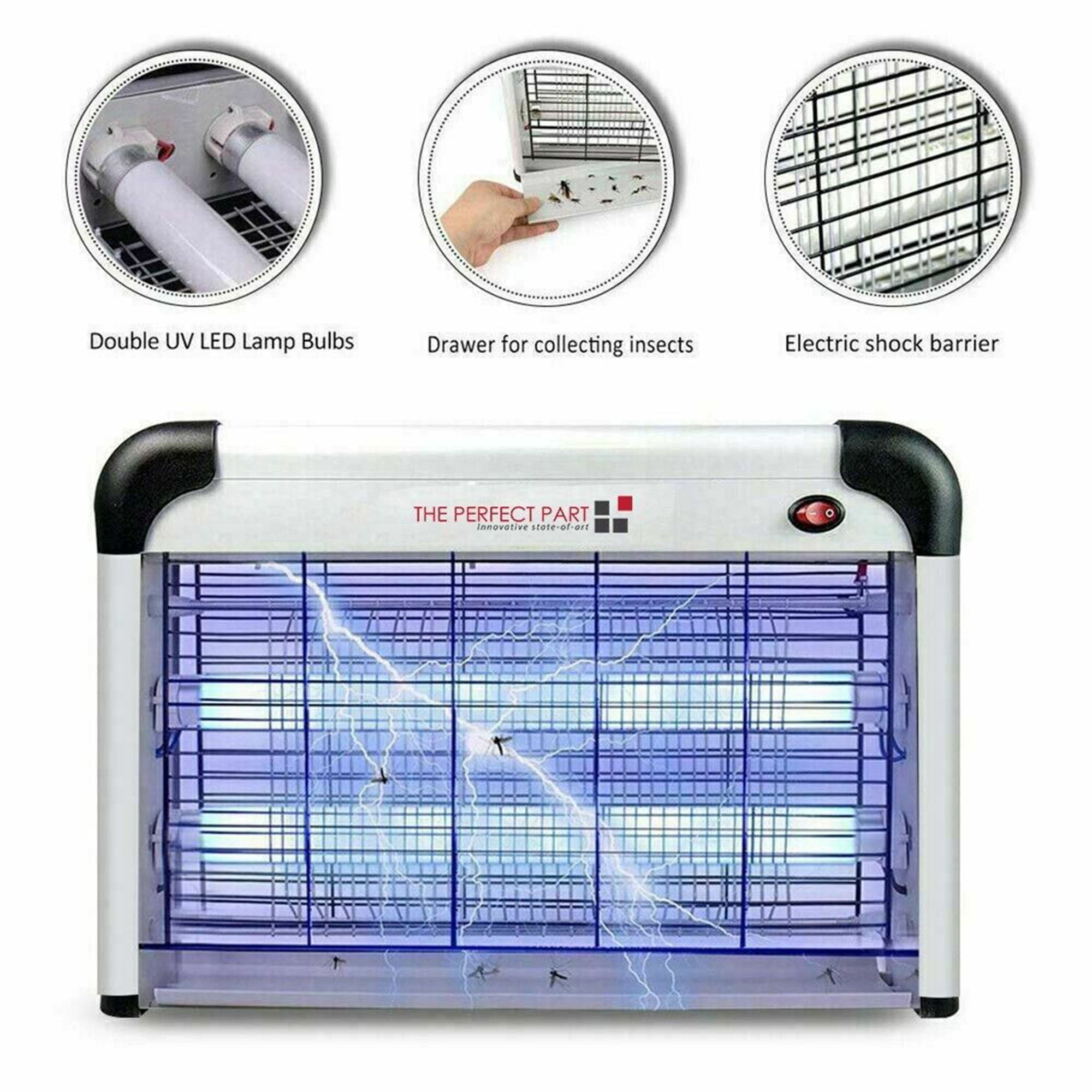 Lamp Insect Killer Mosquito Zapper Bug Pest Fly Trap Electric Indoor ...