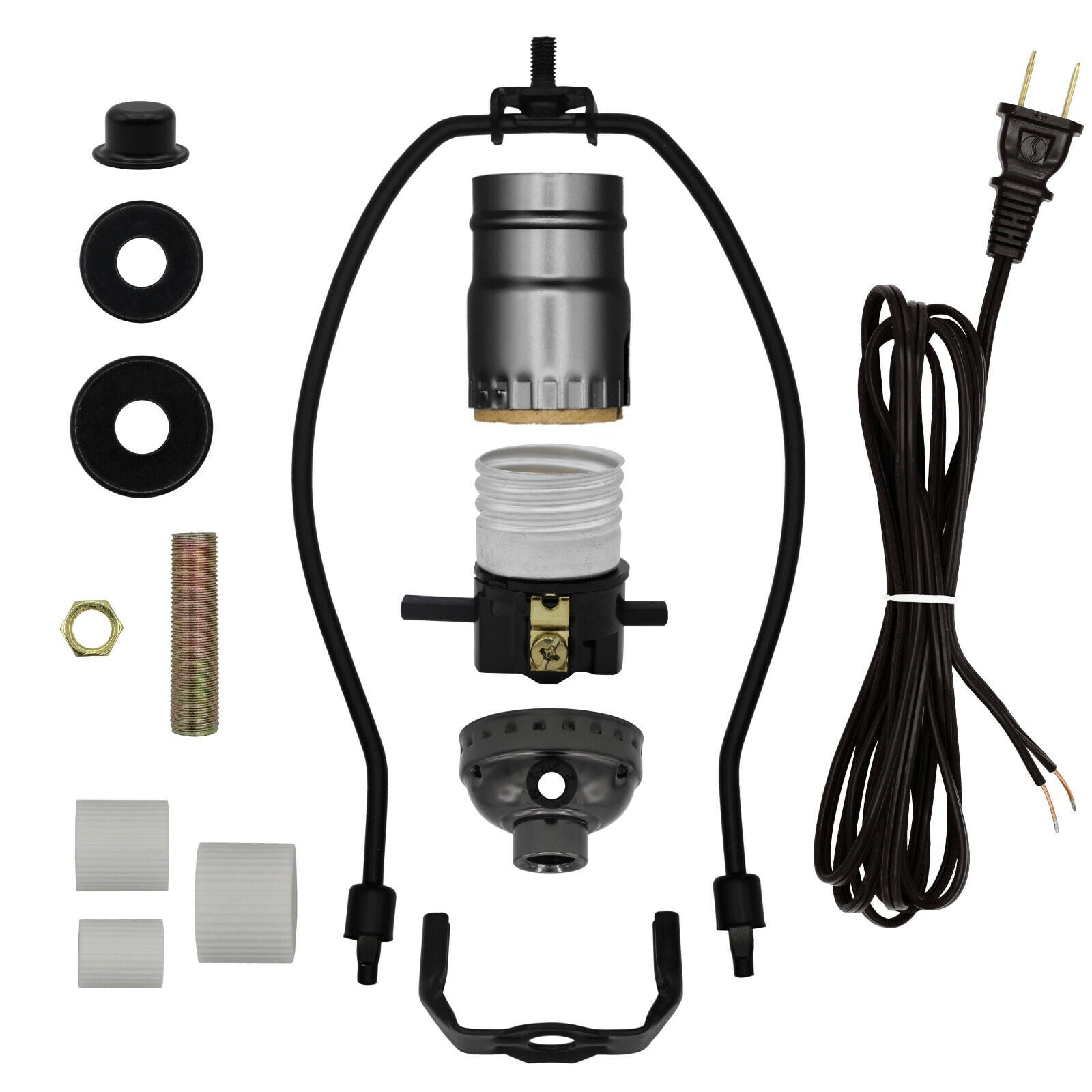 Lamp Kit for Liquor Bottles - Includes All Parts - Black Finish ...