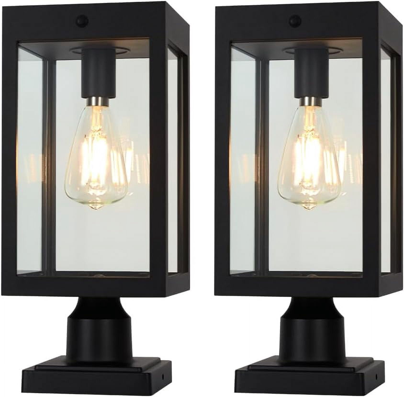 Lamp Post Light Outdoor Waterproof for 4x4 Wooden Posts,Dusk to Dawn ...