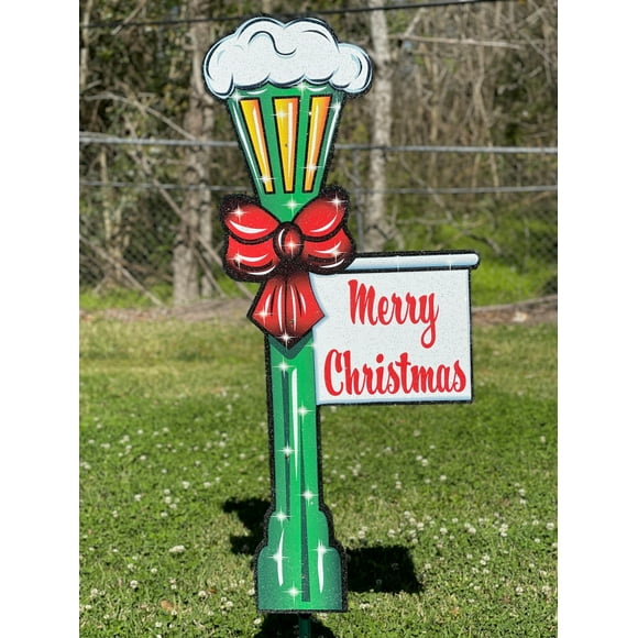 Christmas Outdoor Lamp Post