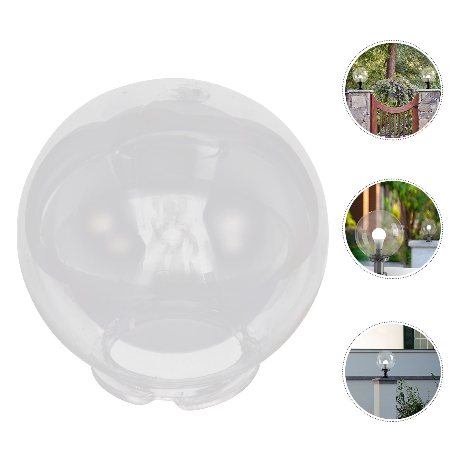 Lamp Shade Acrylic Globe for Outdoor Lamp, Ceiling Fan & Light Fixture ...